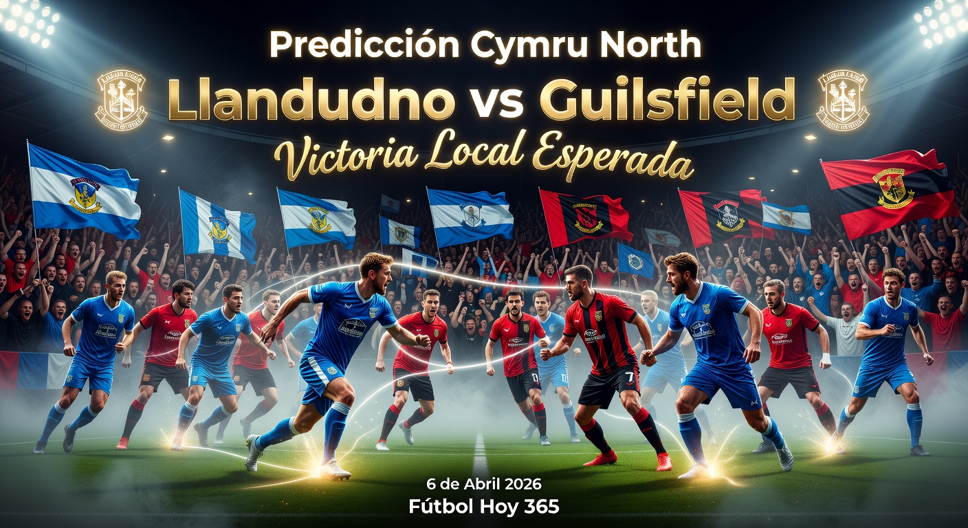 Pronóstico Cymru North: Llandudno vs Guilsfield - Victoria Local y ...