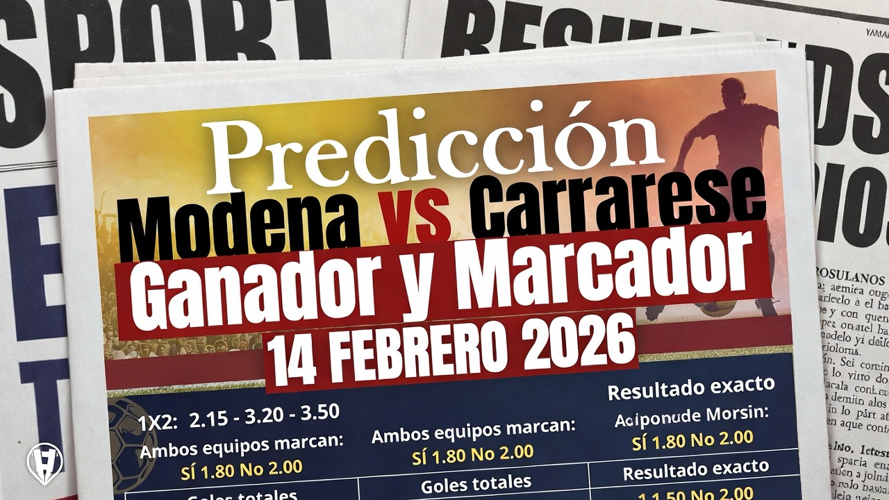 Predicción Modena vs Carrarese - Ganador y Marcador 14 Febrero 2026 ...