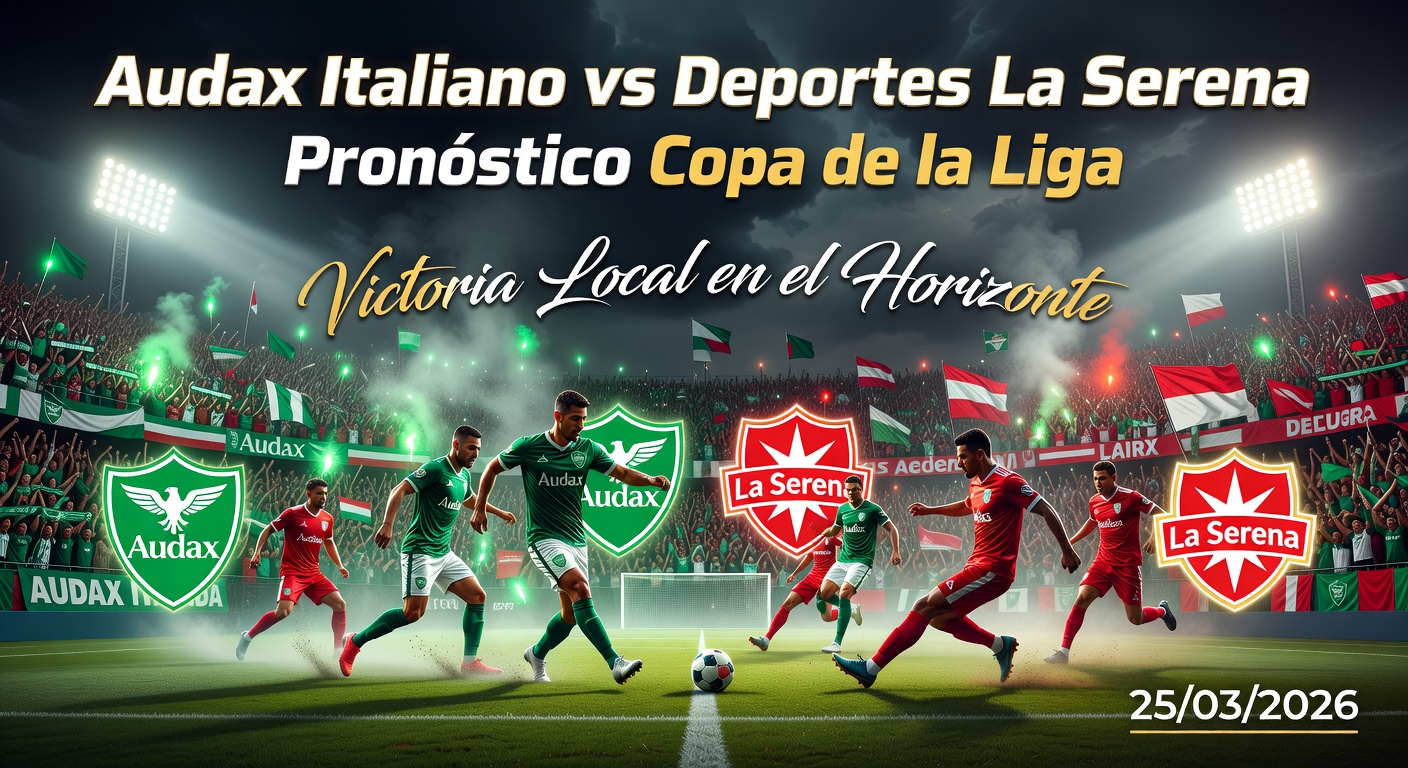 Pronóstico Copa de la Liga: Audax Italiano vs Deportes La Serena ...