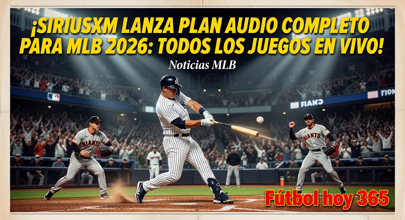 SiriusXM Lanza Plan de Audio Completo para MLB 2026: Todos los Juegos ...