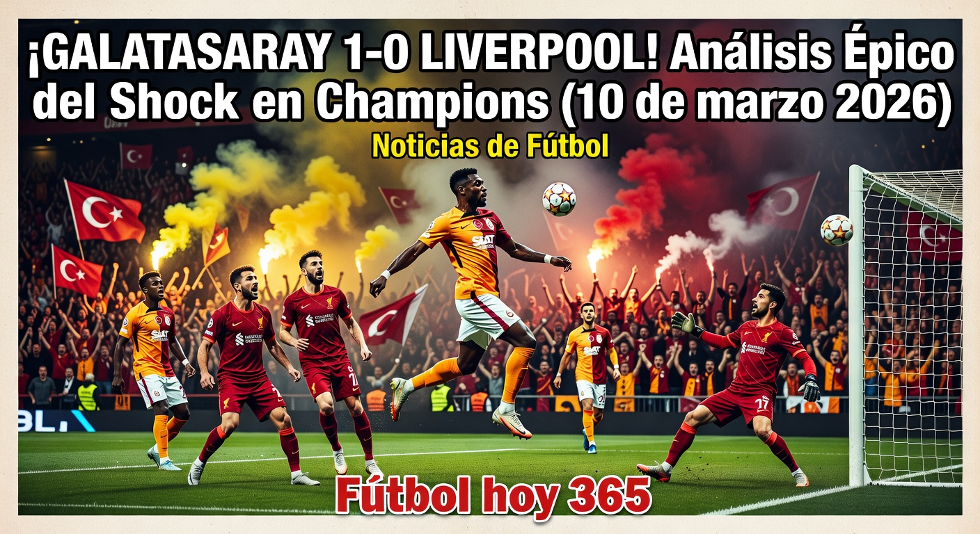 Galatasaray 1-0 Liverpool: Análisis completo del partido de Champions ...
