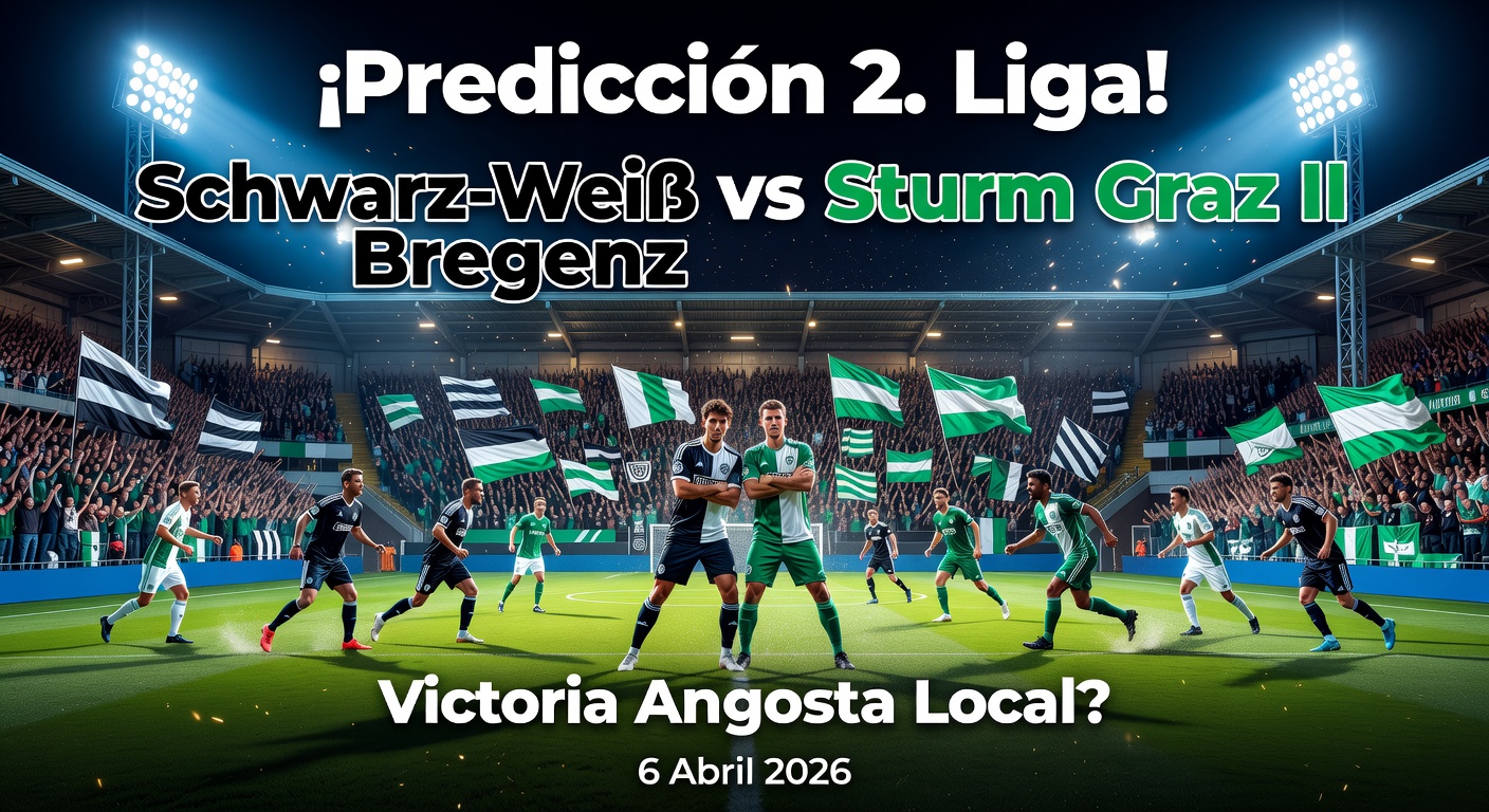 ¿Victoria Angosta para Schwarz-Weiß Bregenz ante Sturm Graz II ...